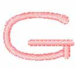 Capital Letter G Embroidery Design | EmbroideryDesigns.com