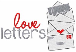 Love Letters Embroidery Design | EmbroideryDesigns.com
