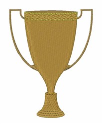 1st Place Trophy Embroidery Design | EmbroideryDesigns.com