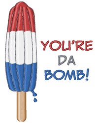 Youre Da Bomb Embroidery Design | EmbroideryDesigns.com