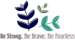 Be Strong Embroidery Design | EmbroideryDesigns.com