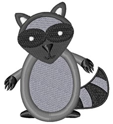 Racoon Embroidery Design | EmbroideryDesigns.com