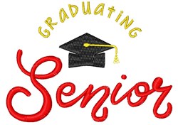 Graduating Senior Embroidery Design | EmbroideryDesigns.com