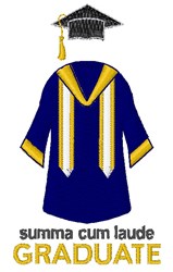 Suma Cum Lade Embroidery Design | EmbroideryDesigns.com