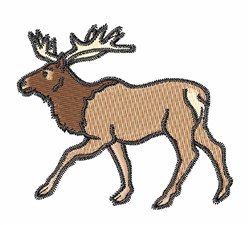 Elk Embroidery Design | EmbroideryDesigns.com