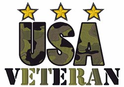 USA Veteran Embroidery Design | EmbroideryDesigns.com