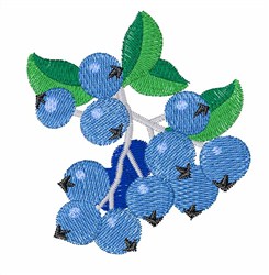 Blueberries Embroidery Design | EmbroideryDesigns.com