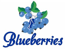 Blueberries Embroidery Design | EmbroideryDesigns.com