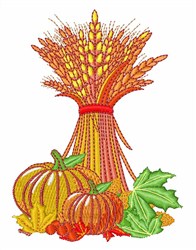 Autumn Harvest Embroidery Design | EmbroideryDesigns.com