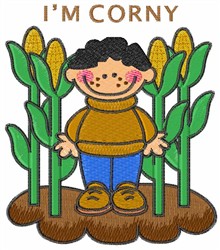 Im Corny Embroidery Design | EmbroideryDesigns.com