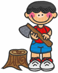 Lumberjack Embroidery Design | EmbroideryDesigns.com