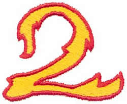 Flaming 2 Embroidery Design | EmbroideryDesigns.com