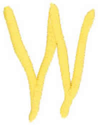 Handwritten W Embroidery Design | EmbroideryDesigns.com