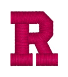 .50 Block Letter R Embroidery Design | EmbroideryDesigns.com