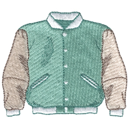 Letterman Jacket Embroidery Design | EmbroideryDesigns.com