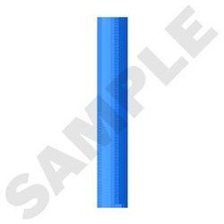 Upper Case I Embroidery Design | EmbroideryDesigns.com