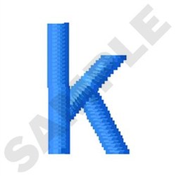 Lower Case k Embroidery Design | EmbroideryDesigns.com