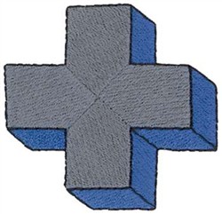 Plus Sign Embroidery Design | EmbroideryDesigns.com