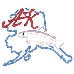Alaska Embroidery Design | EmbroideryDesigns.com