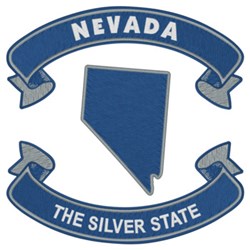 Nevada Nickname Embroidery Design | EmbroideryDesigns.com