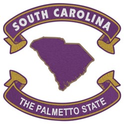 South Carolina Nickname Embroidery Design | EmbroideryDesigns.com