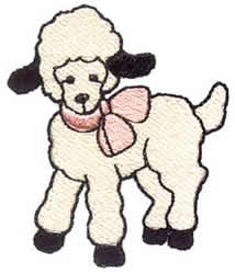 Lamb Embroidery Design | EmbroideryDesigns.com