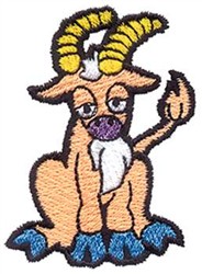 Goat Embroidery Design | EmbroideryDesigns.com