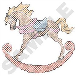 Rocking Horse Embroidery Design | EmbroideryDesigns.com