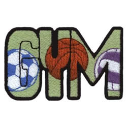 Gym Embroidery Design | EmbroideryDesigns.com
