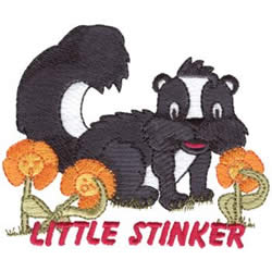 Little Stinker Embroidery Design | EmbroideryDesigns.com