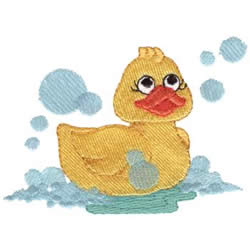 Rubber Ducky Embroidery Design | EmbroideryDesigns.com