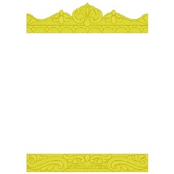 Carousel Border Embroidery Design | EmbroideryDesigns.com