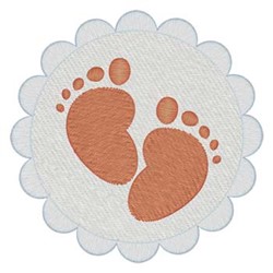 Footprints Embroidery Design | EmbroideryDesigns.com