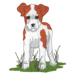 Jack Russell Embroidery Design | EmbroideryDesigns.com