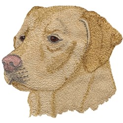Yellow Lab Embroidery Design | EmbroideryDesigns.com