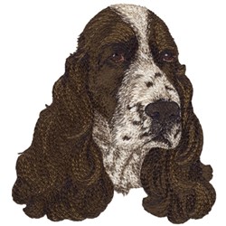 English Springer Spaniel Embroidery Design | EmbroideryDesigns.com