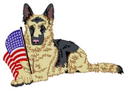 German Shepherd Embroidery Design | EmbroideryDesigns.com