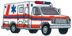 Ambulance Embroidery Design | EmbroideryDesigns.com
