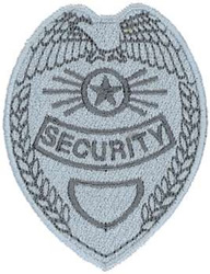 Security Badge Embroidery Design | EmbroideryDesigns.com