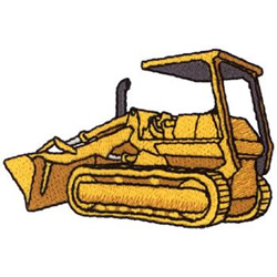 Bulldozer Embroidery Design | EmbroideryDesigns.com