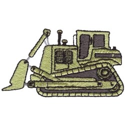 Bulldozer Embroidery Design | EmbroideryDesigns.com