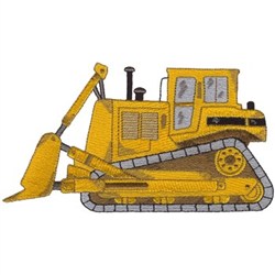 Bulldozer Embroidery Design | EmbroideryDesigns.com