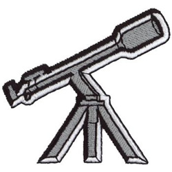 Telescope Embroidery Design | EmbroideryDesigns.com