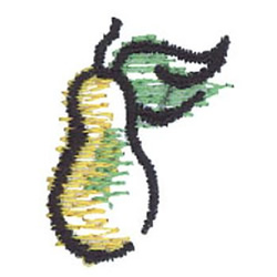Pear Embroidery Design | EmbroideryDesigns.com