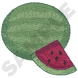 Watermelon Embroidery Design | EmbroideryDesigns.com