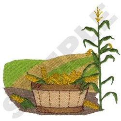 Corn Embroidery Design | EmbroideryDesigns.com