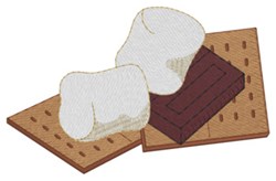 Smores Embroidery Design | EmbroideryDesigns.com