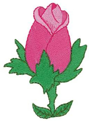 Rosebud Embroidery Design | EmbroideryDesigns.com