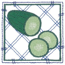 Cucumber Embroidery Design | EmbroideryDesigns.com