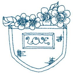Pocket Embroidery Design | EmbroideryDesigns.com